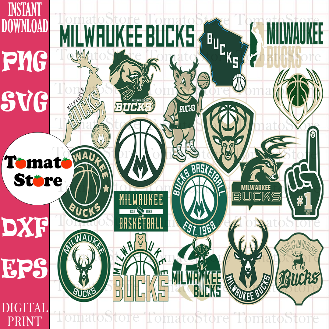 Milwaukee Bucks bundle, Milwaukee Bucks svg, Basketball Team | Inspire ...
