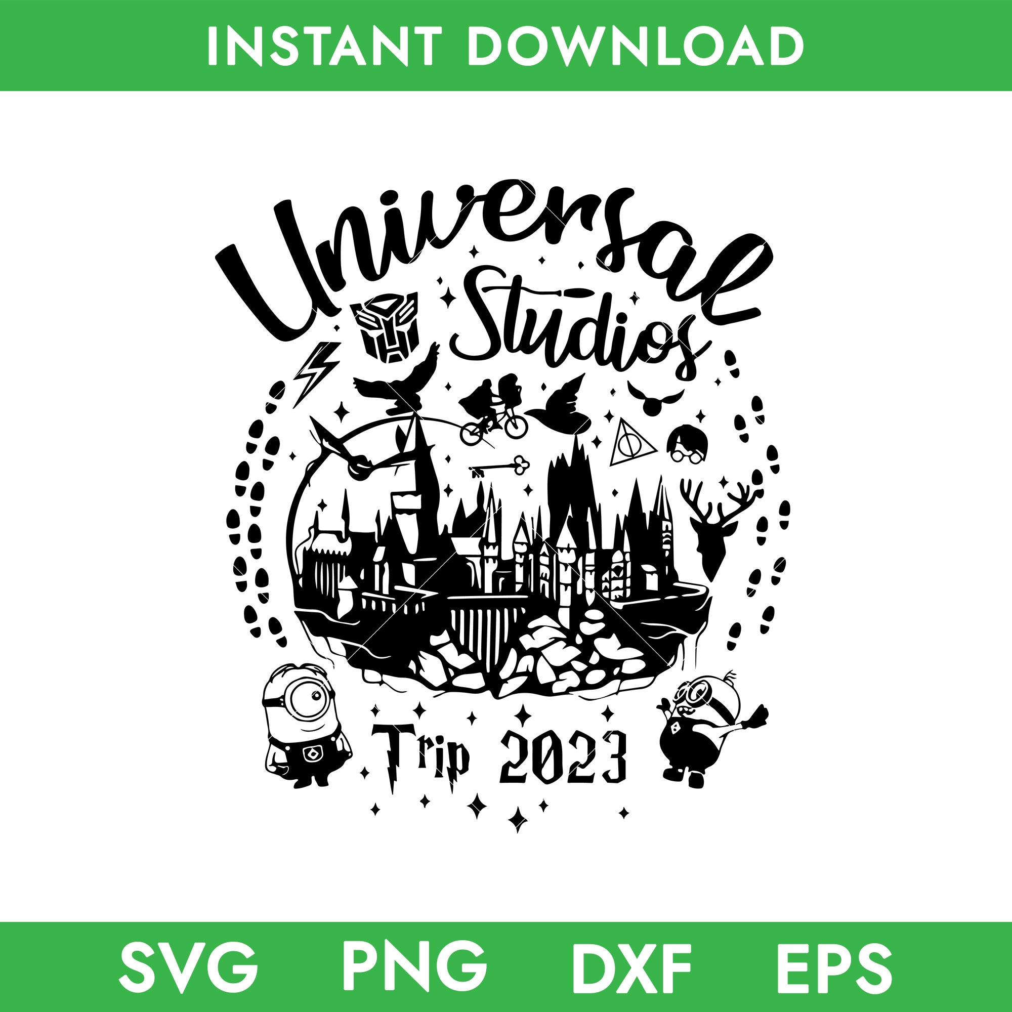 Universal Studio Svg, Magical Kingdom Svg, Hogwarts Svg, Min | Inspire ...