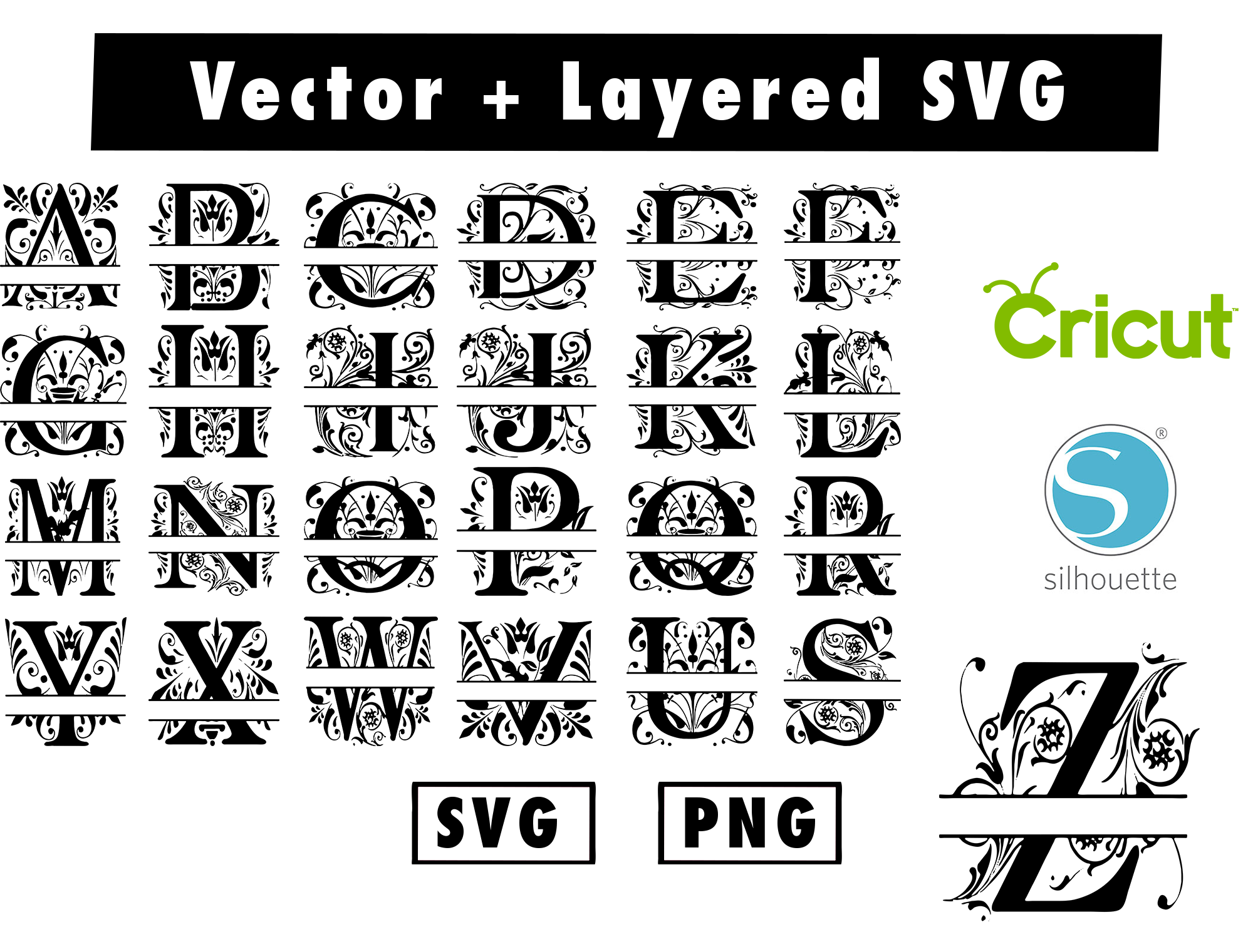 English letters svg, png files for cricut machine , anime s | Inspire ...
