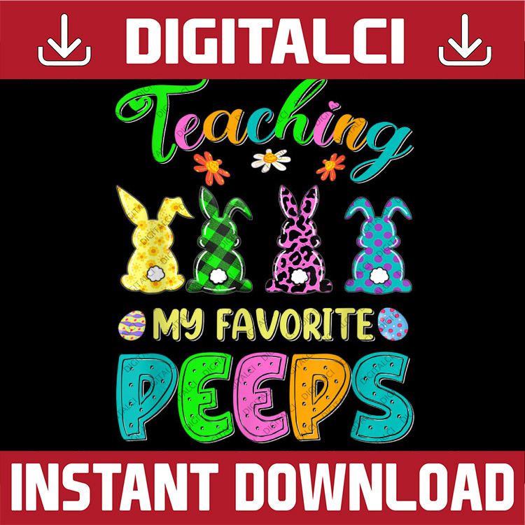 Teaching My Favorite Peeps Easter Day Funny Teacher Presents | Inspire ...