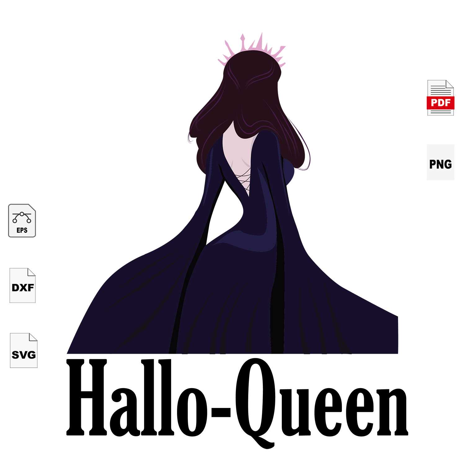 HalloQueen, Halloween Girl Svg, Halloween Queen Svg, Queen G | Inspire ...