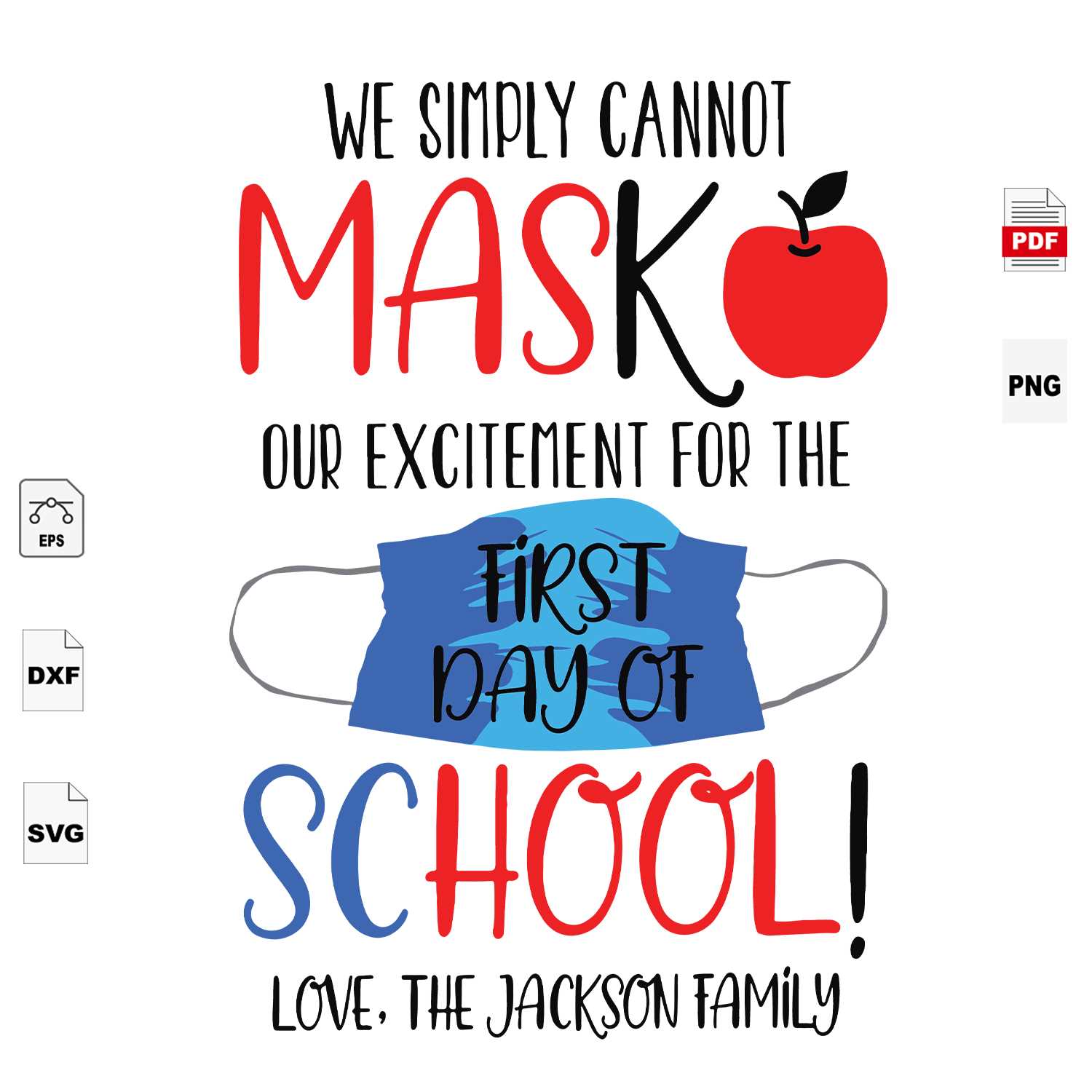 We Simply Cannot Mask, First Day Of School, Face Mask, Face | Inspire ...