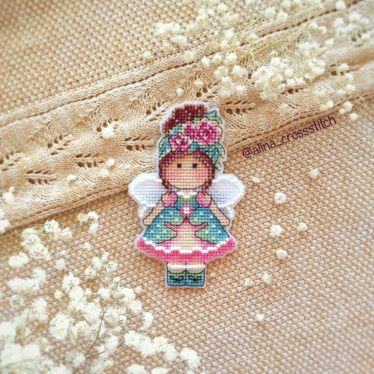 Fairy Cross Stitch Pattern Spring Cross Stitch Pattern | Inspire Uplift