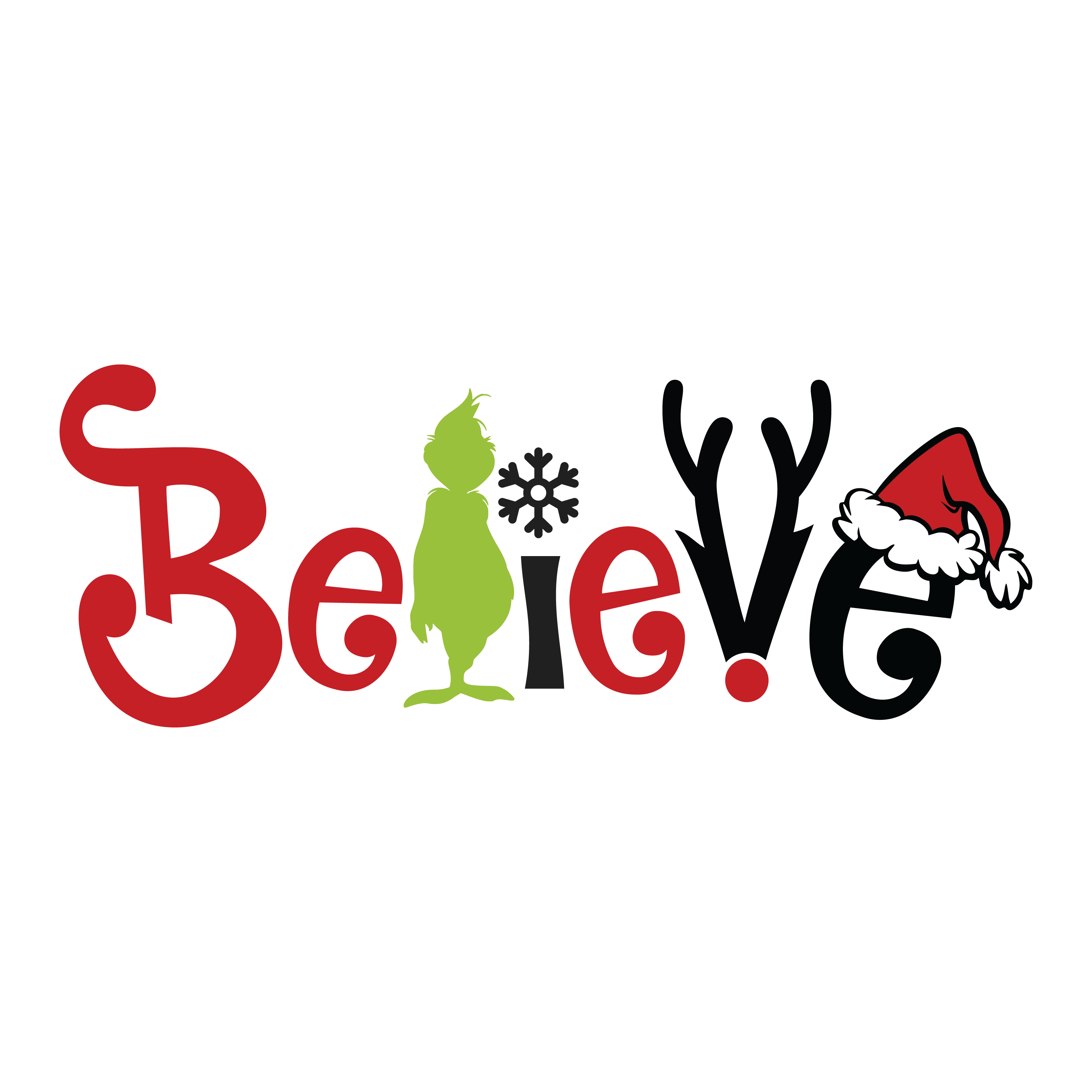 The Grinch Believe Svg, Grinch Christmas Svg, The Grinch Svg - Inspire ...