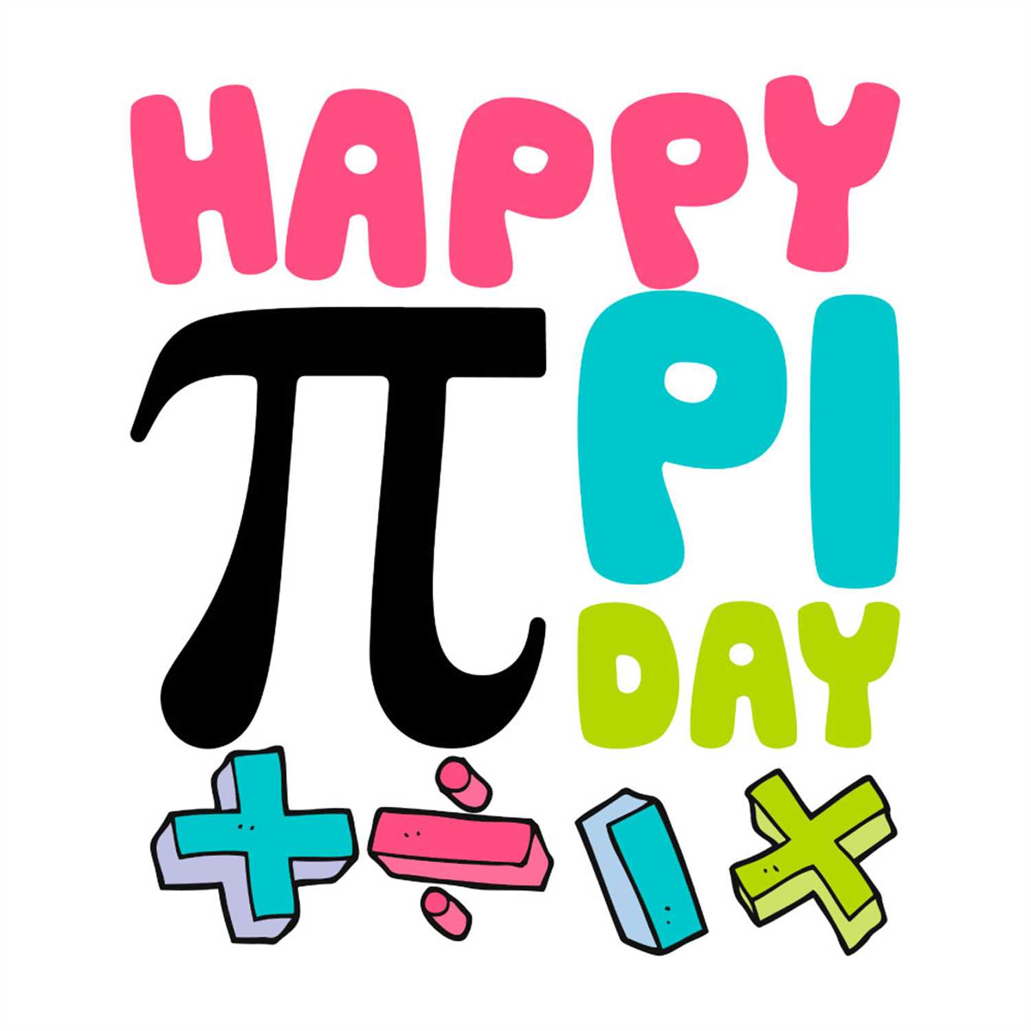 Happy Pi Day Math Study SVG PNG | Inspire Uplift
