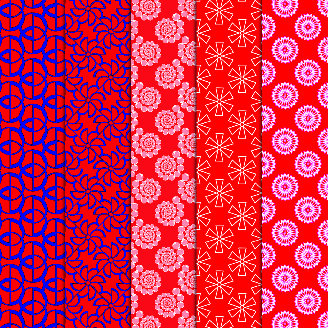 Digital seamless colorful scrapbooking paper - Inspire Uplift