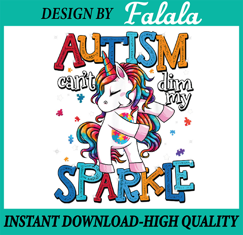 Autism Awareness Kids Unicorn For Autism Mom Girls Png, Auti | Inspire ...
