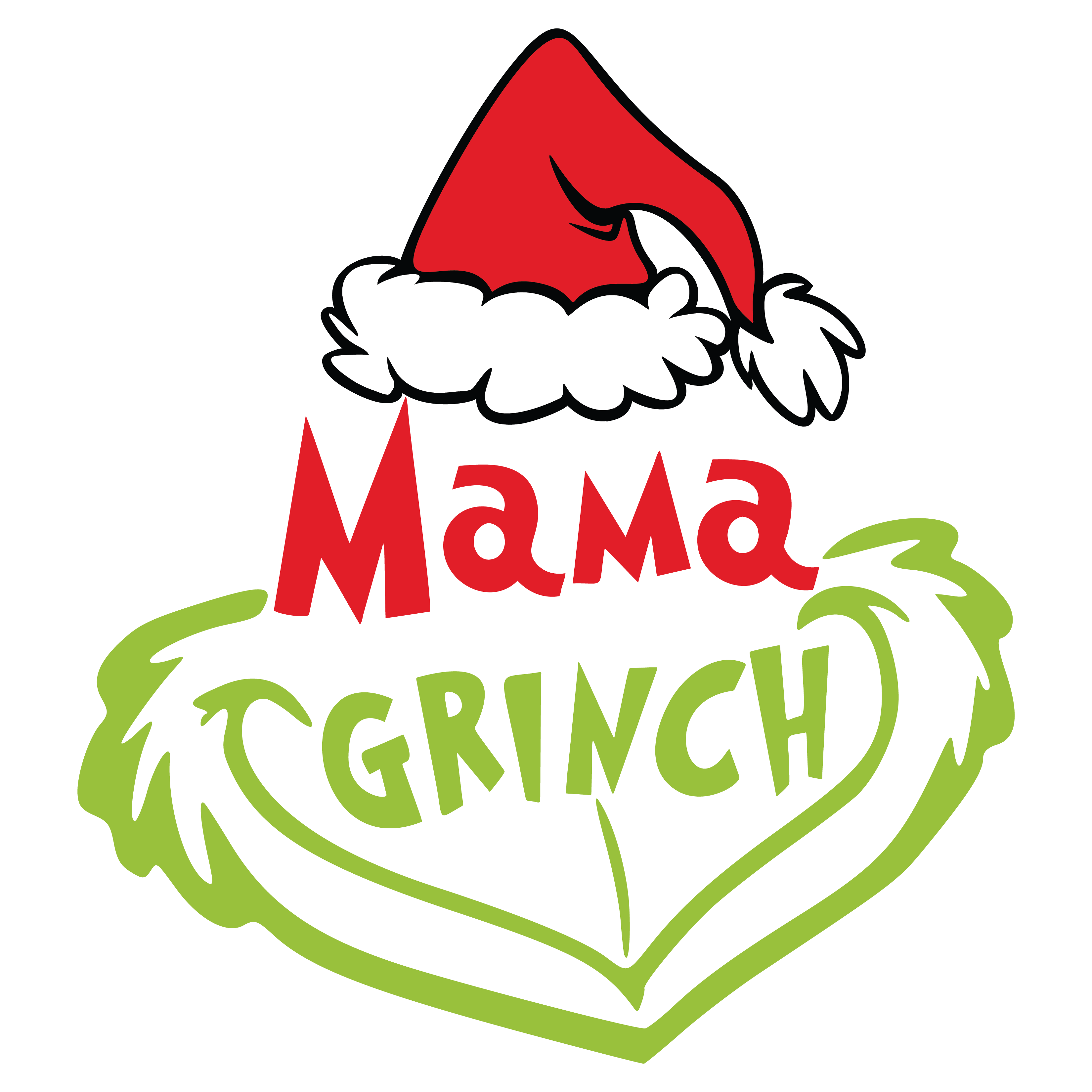 Mama Grinch Face Svg, Grinch Christmas Svg, The Grinch Svg, | Inspire ...