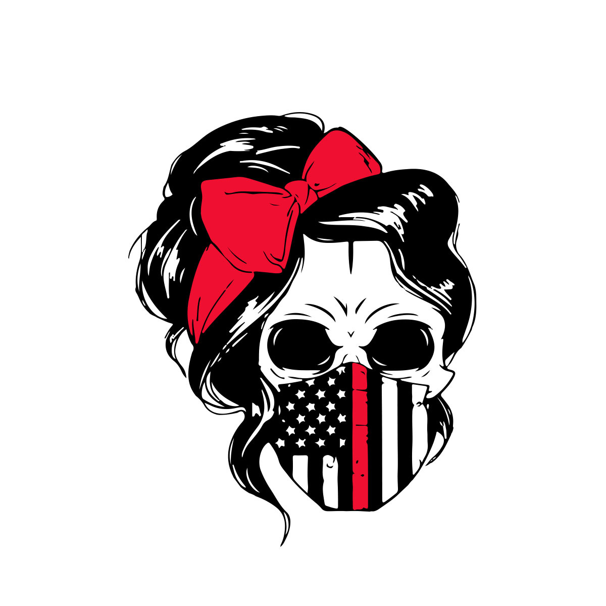 Back The Red Skull Face Mask Svg, Jobs Svg, Trending Svg, Fi | Inspire ...