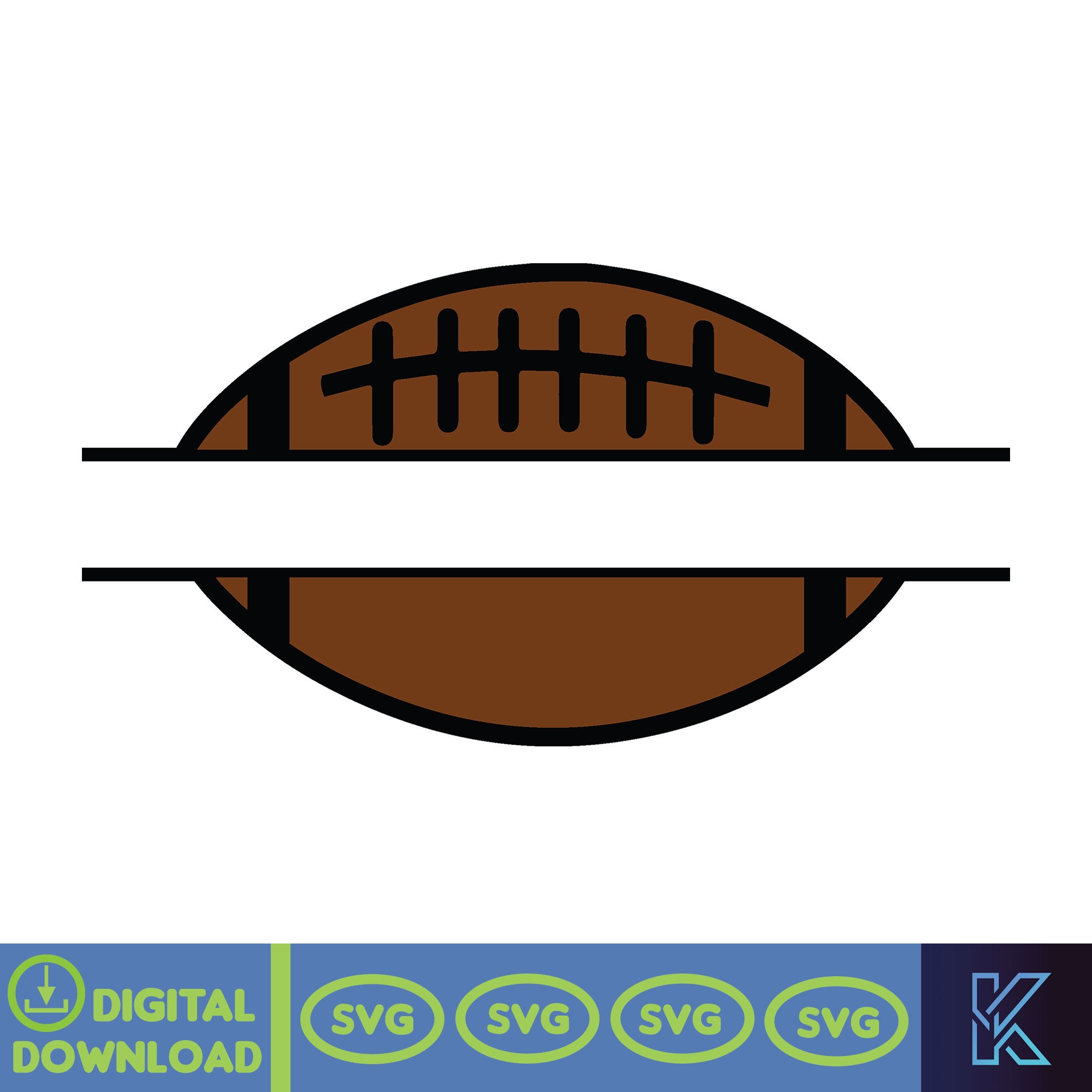 Football Svg, Football Svg, Football Png, Football Clipart, | Inspire ...