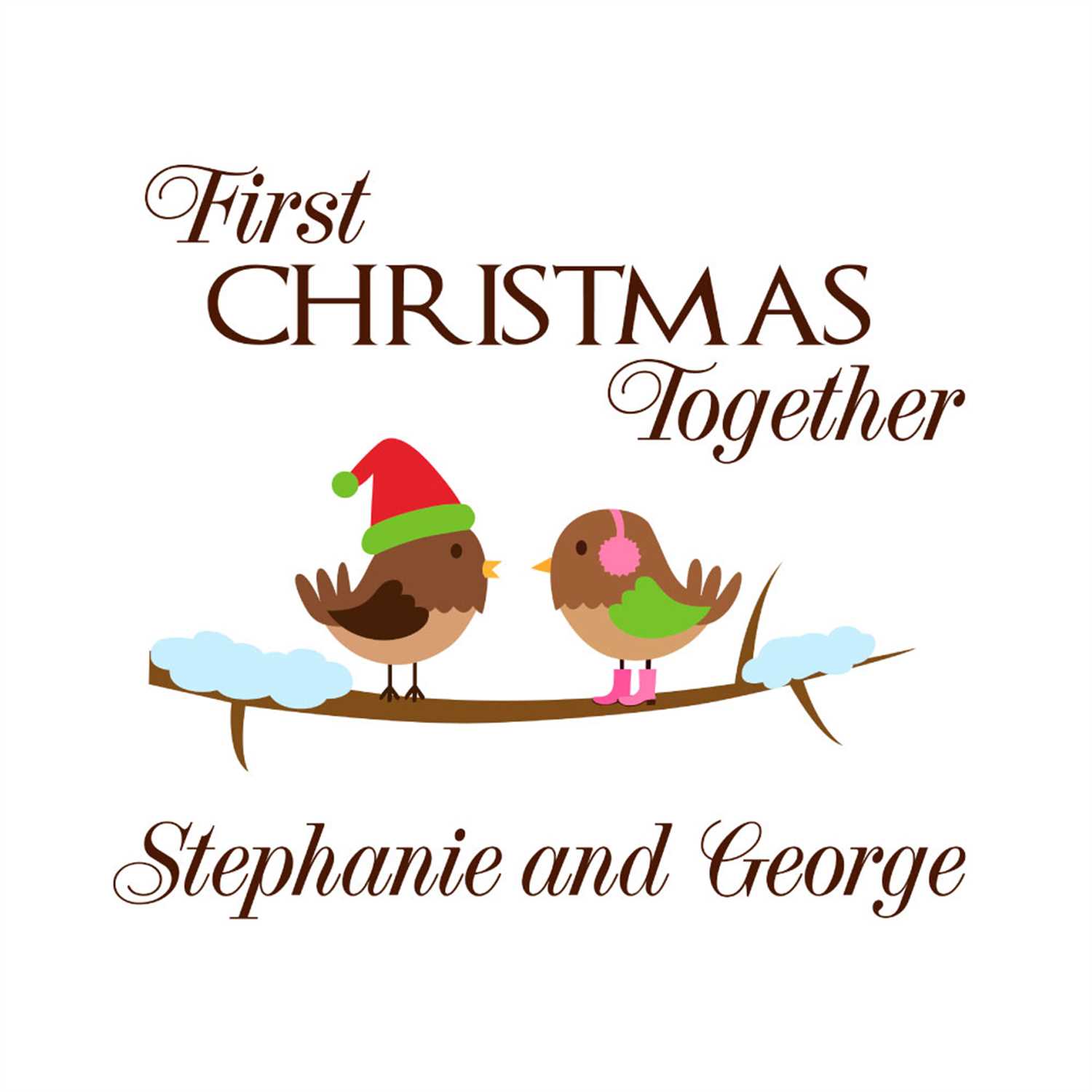 First Christmas Together Stephanie And Geogre SVG PNG | Inspire Uplift