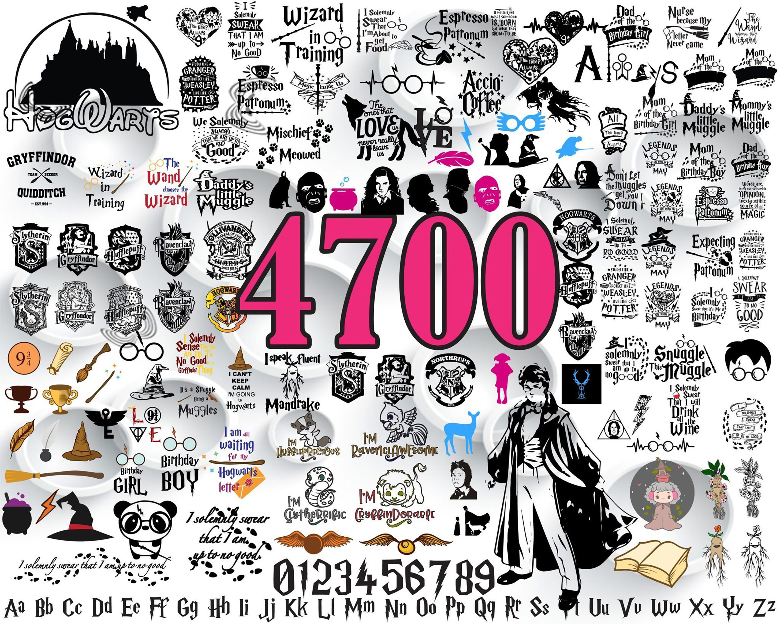 New Bundle Harry Potter Svg,Harry Potter Svg, Mega Bundle Ha | Inspire ...