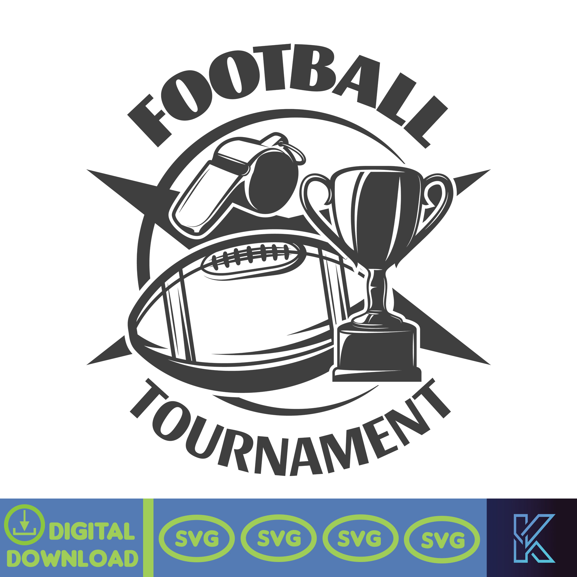 Football Svg, Football Svg, Football Png, Football Clipart, - Inspire ...