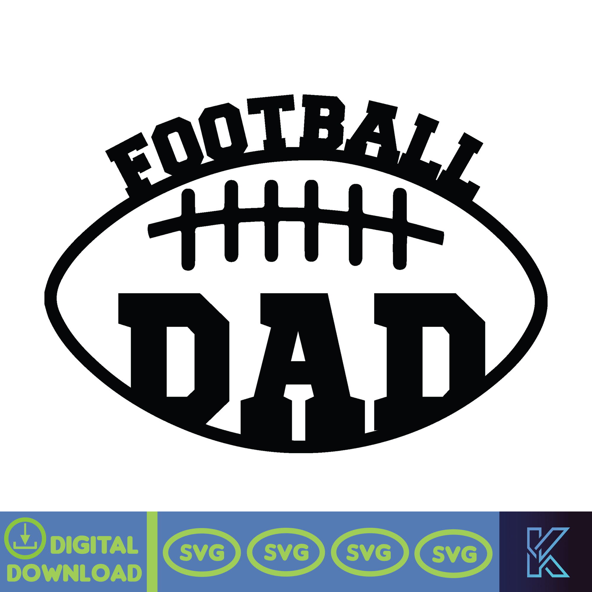 Football Svg, Football Svg, Football Png, Football Clipart, - Inspire ...
