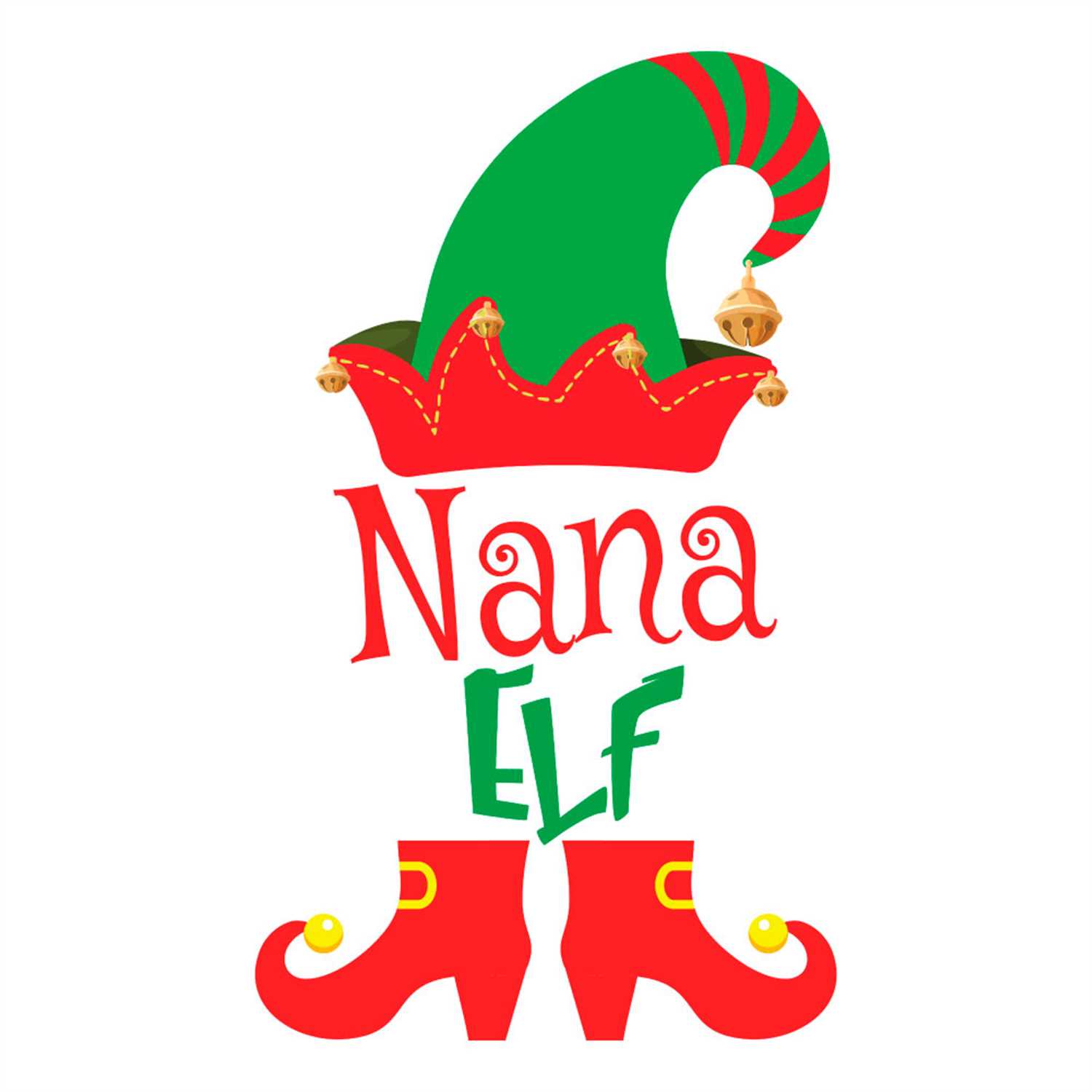 Nana ELF SVG PNG, ELF SVG, nana SVG | Inspire Uplift