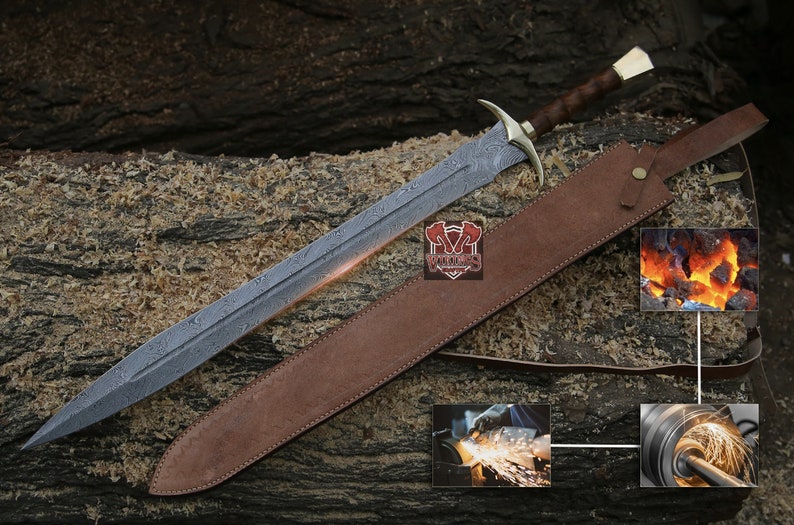 VIKING SWORDS Handmade Forged Damascus steel | Inspire Uplift