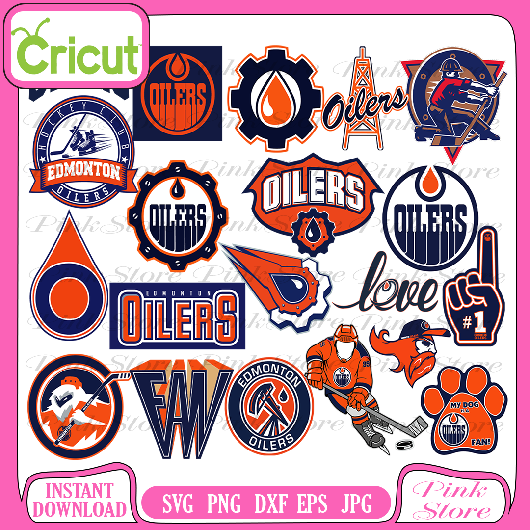 Edmonton Oilers svg, Edmonton Oilers Bundle, Edmonton Oilers | Inspire ...