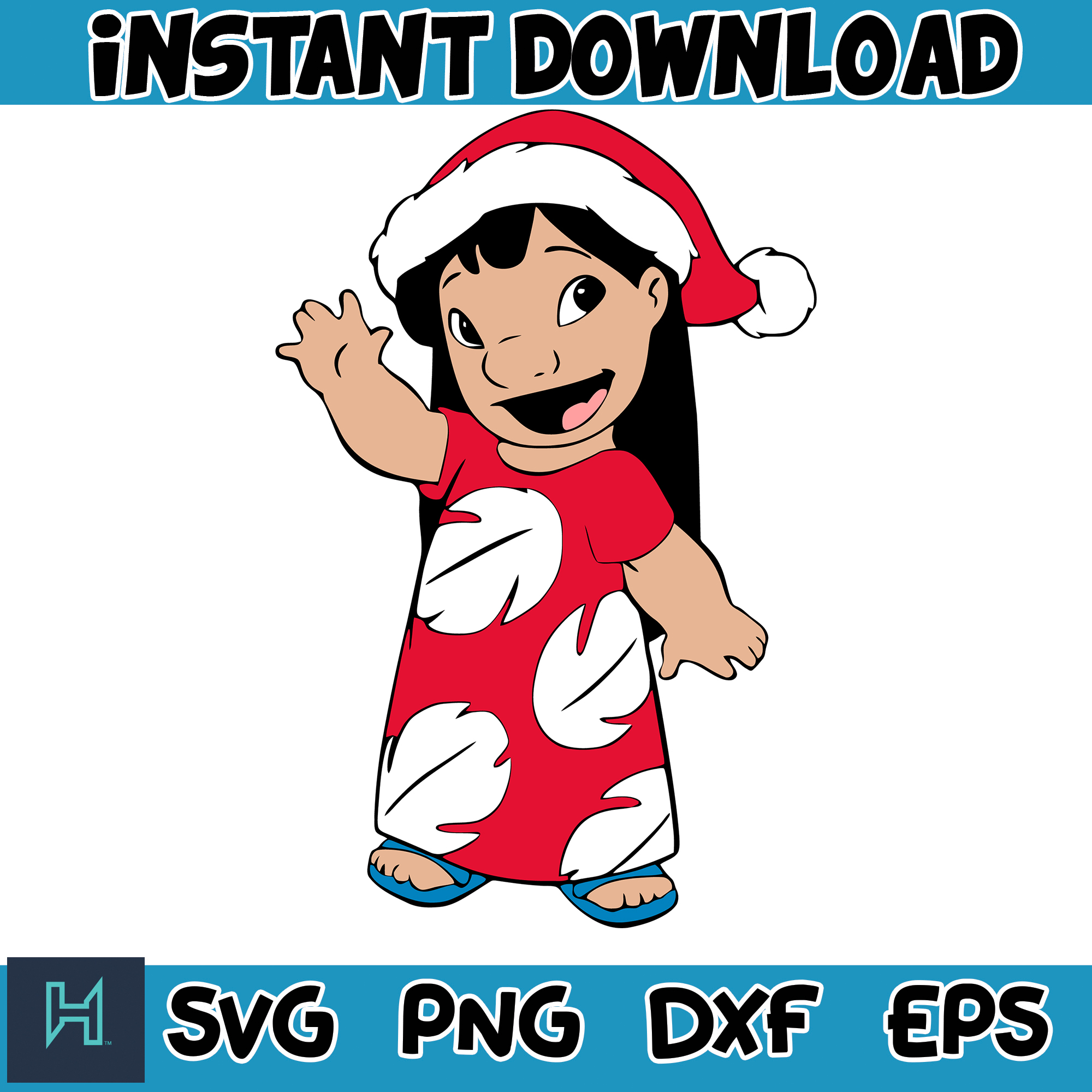 Christmas Lilo svg, Chritmas cartoon svg, Lilo Clipart, Chri - Inspire ...