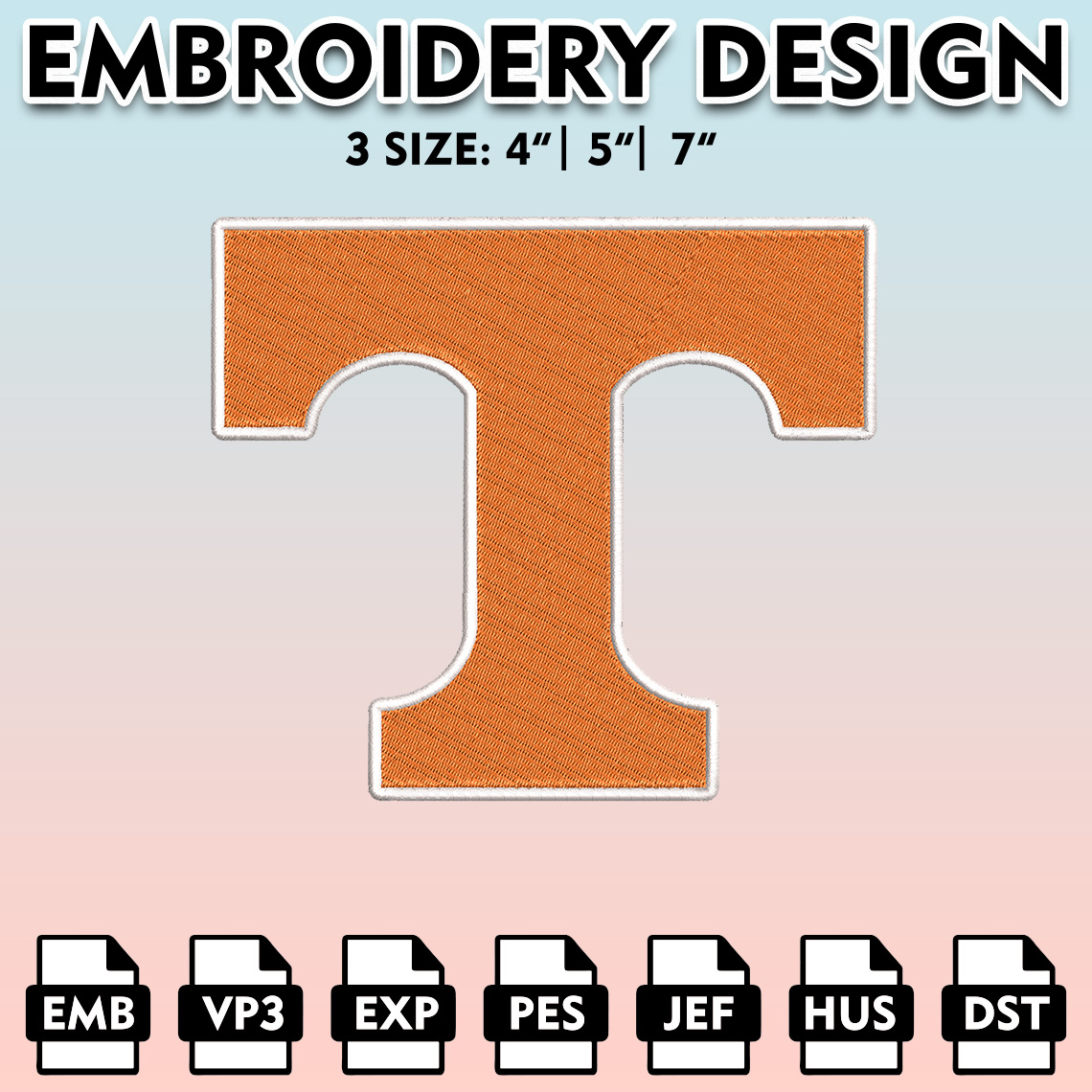 NCAA Logo Embroidery Designs, NCAA Volunteers , Tennessee Vo | Inspire ...