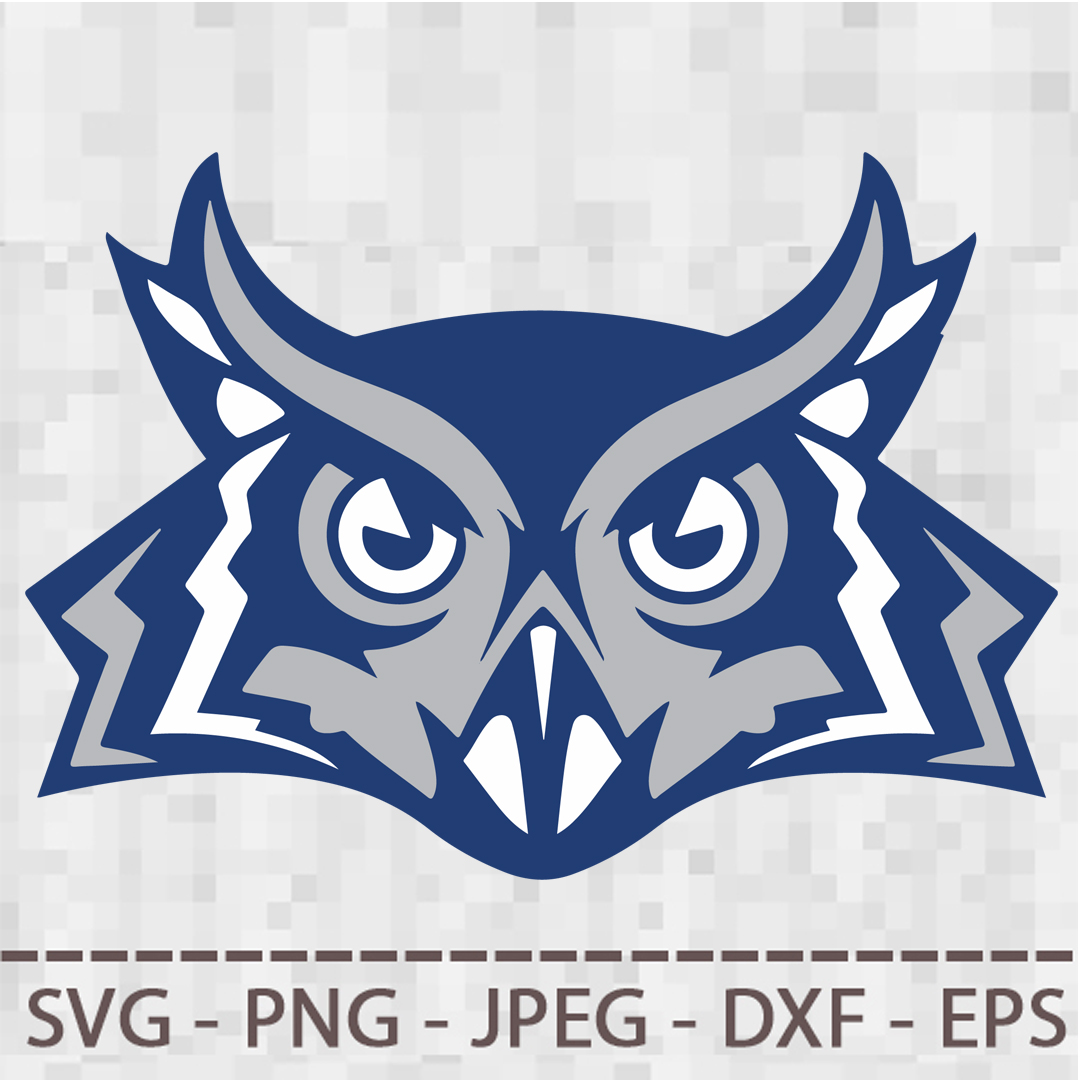 Rice Owls Logo SVG PNG JPEG DXF Digital Cut Vector Files fo | Inspire ...