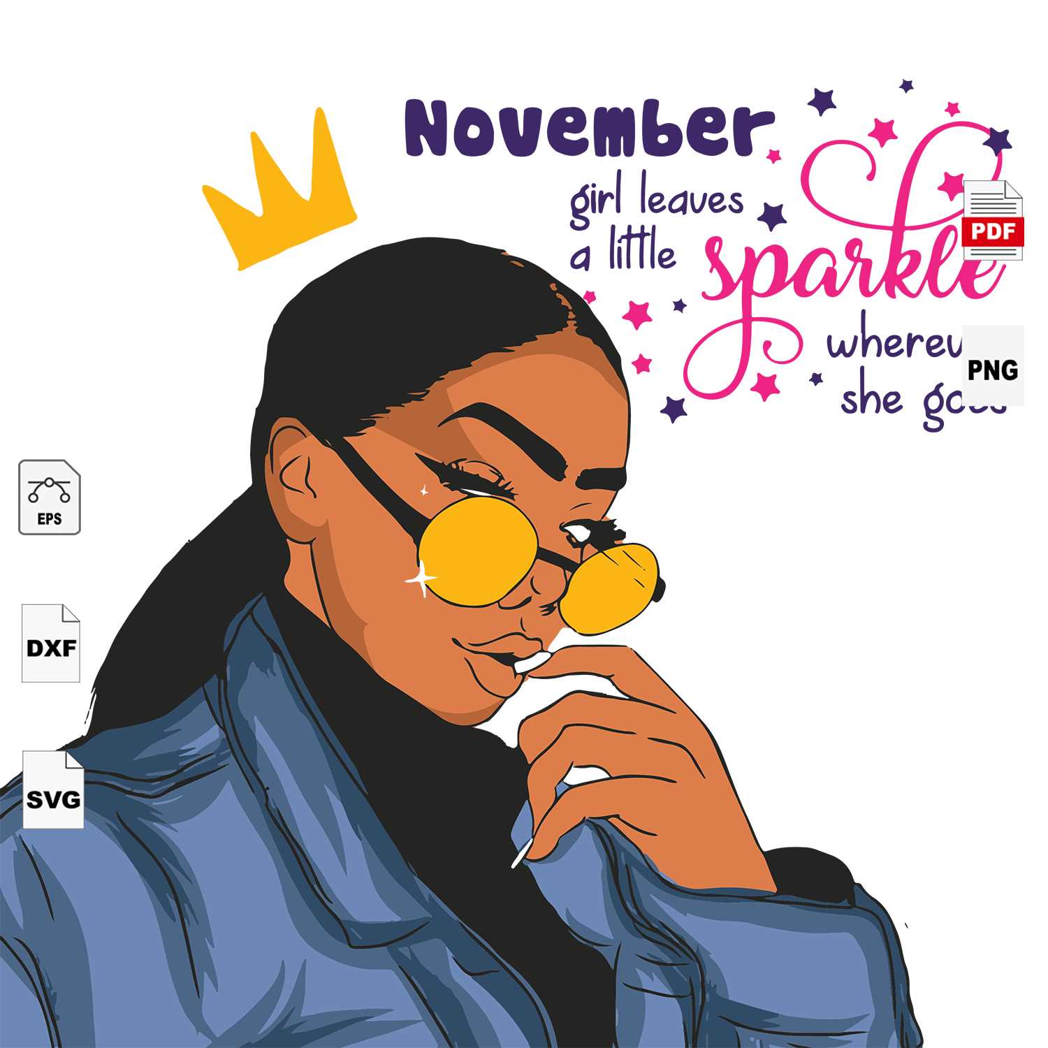 November Girl Leaves A Little Sparkle Wherever She Goes, Nov | Inspire ...