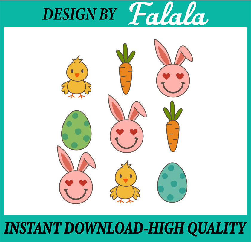Spring Clipart, Easter Clipart, Bunny SVG, PNG, Spring Graph | Inspire ...
