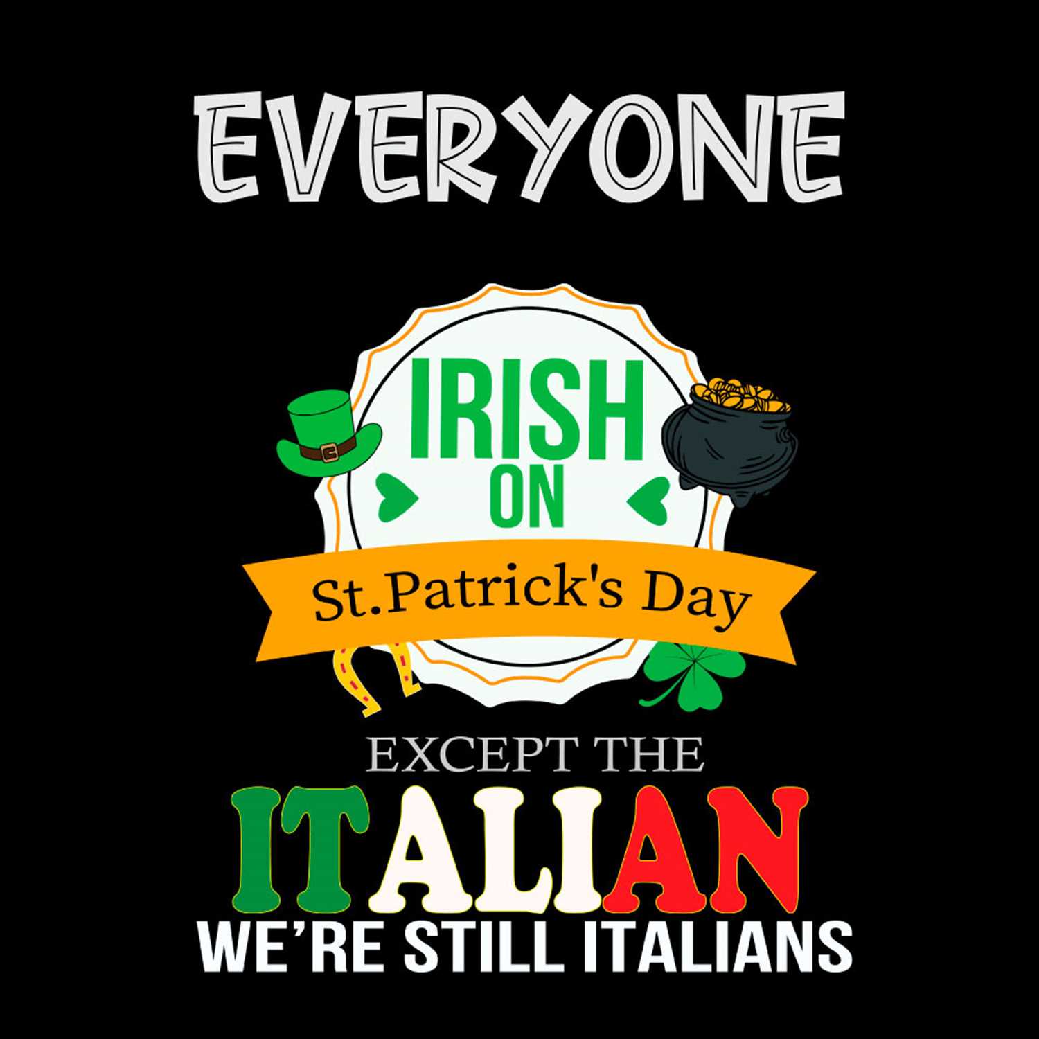 Everyone Irish on St.Patricks Day Italian We're Still Italia | Inspire ...