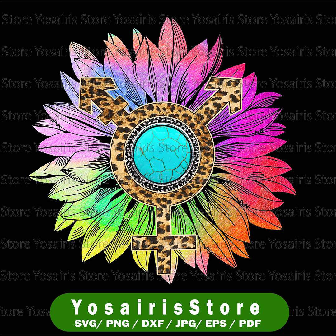 LGBT Pride Sunflower PNG File, Watercolor LGBTQ pride month, - Inspire ...