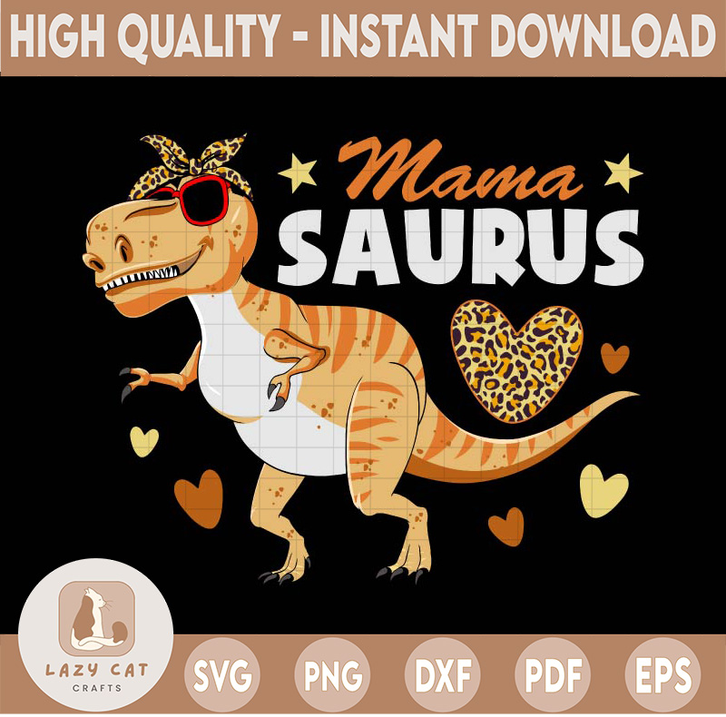Mamasaurus PNG File, Leopard T Rex Dinosaur Mamasaurus Png, - Inspire ...