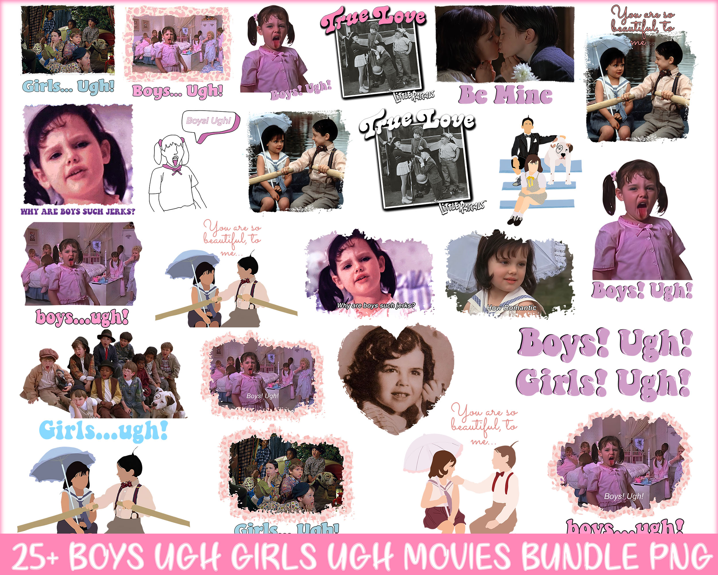 Boys Ugh Girls Ugh Bundle Png, Ugh Png, Boys Ugh Png, Girls | Inspire ...