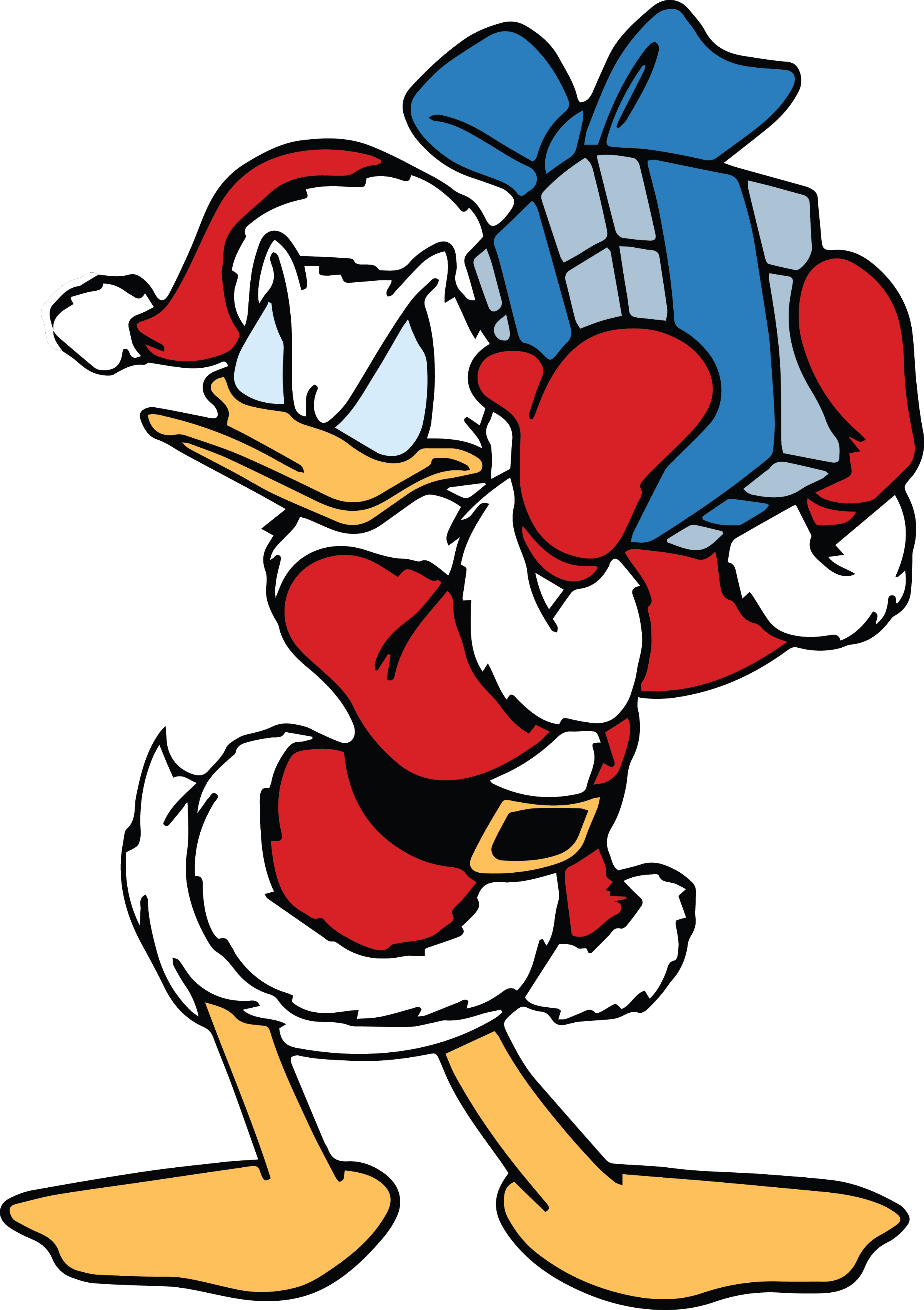 Donald Duck Christmas Svg, Disney Christmas Svg, Mickey Svg, | Inspire ...