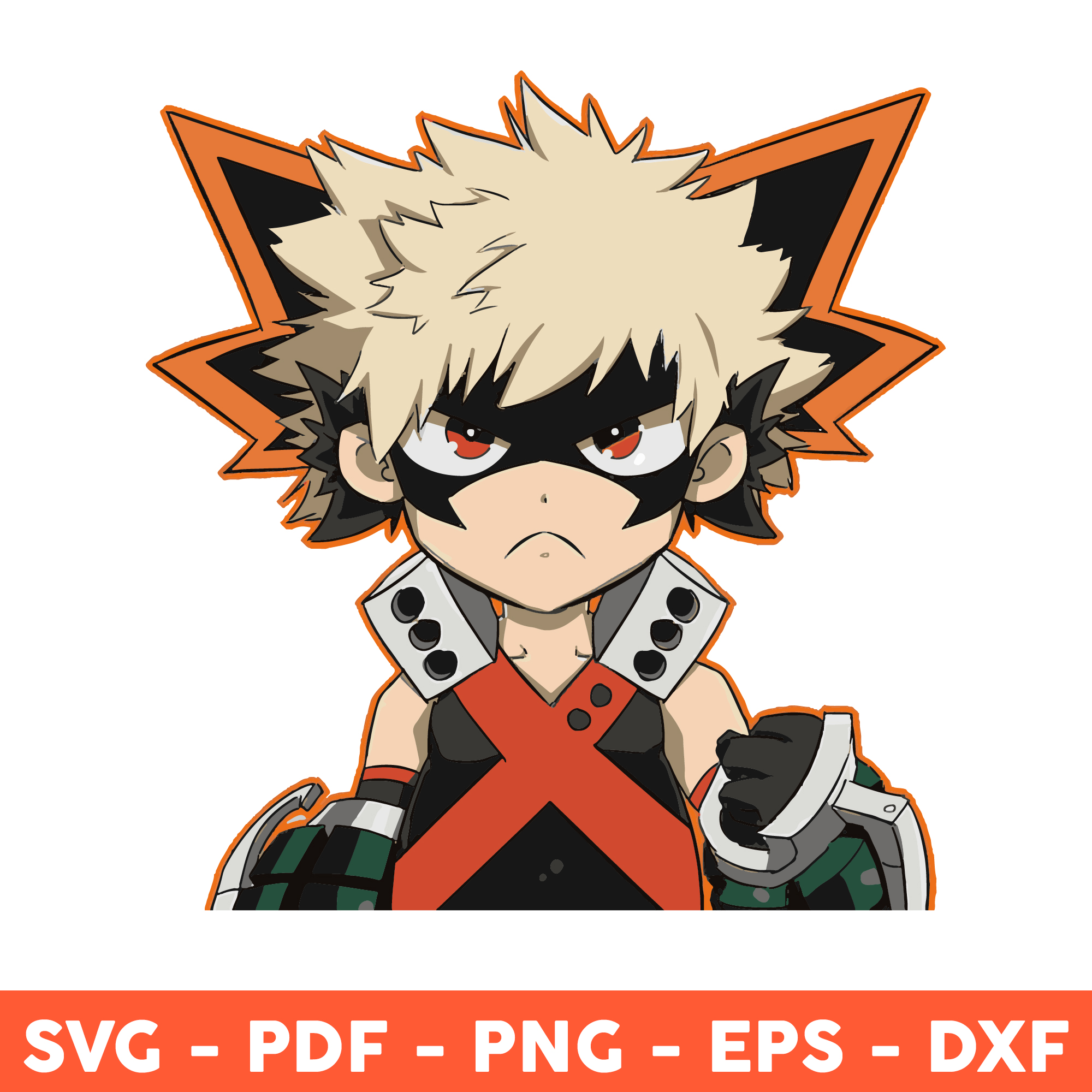 Katsuki Bakugo Svg, My Hero Academia Svg, Japanese Cartoon S | Inspire ...