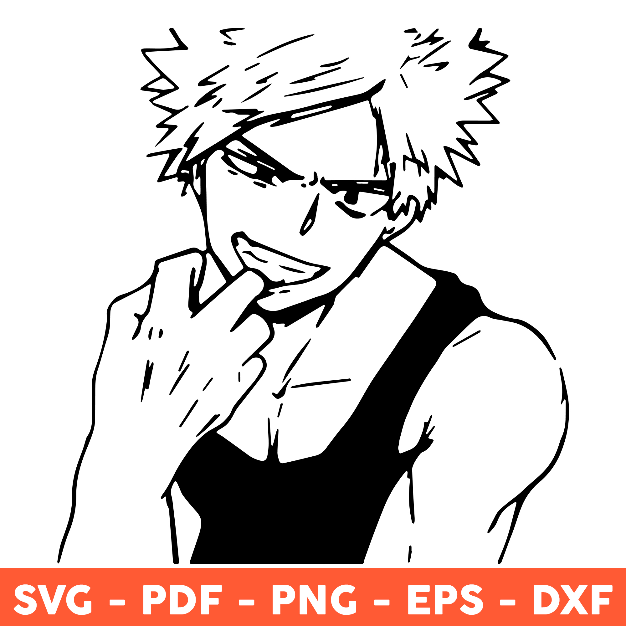 Katsuki Bakugou Svg, Class 1 A Student Svg, My Hero Academia - Inspire ...