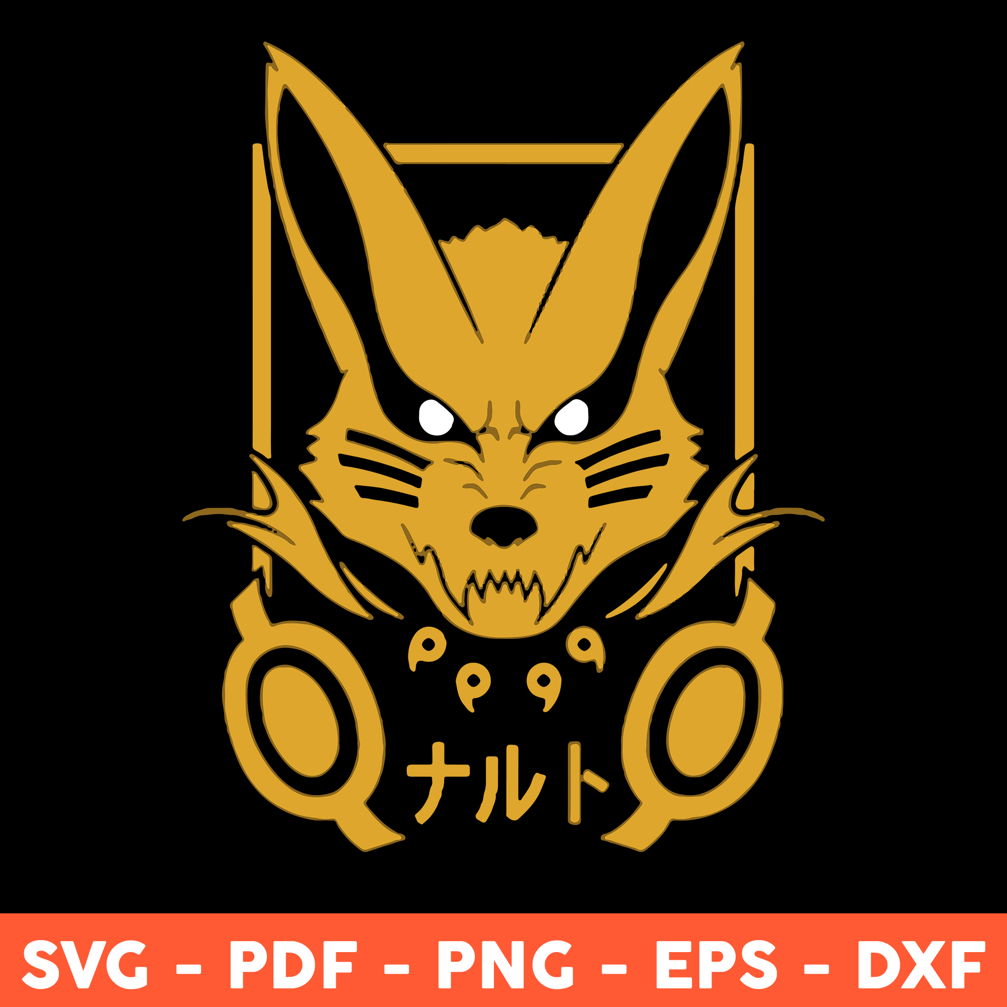 Kurama Svg, Anime Characters Svg, Anime Manga Svg, Cartoon S - Inspire ...