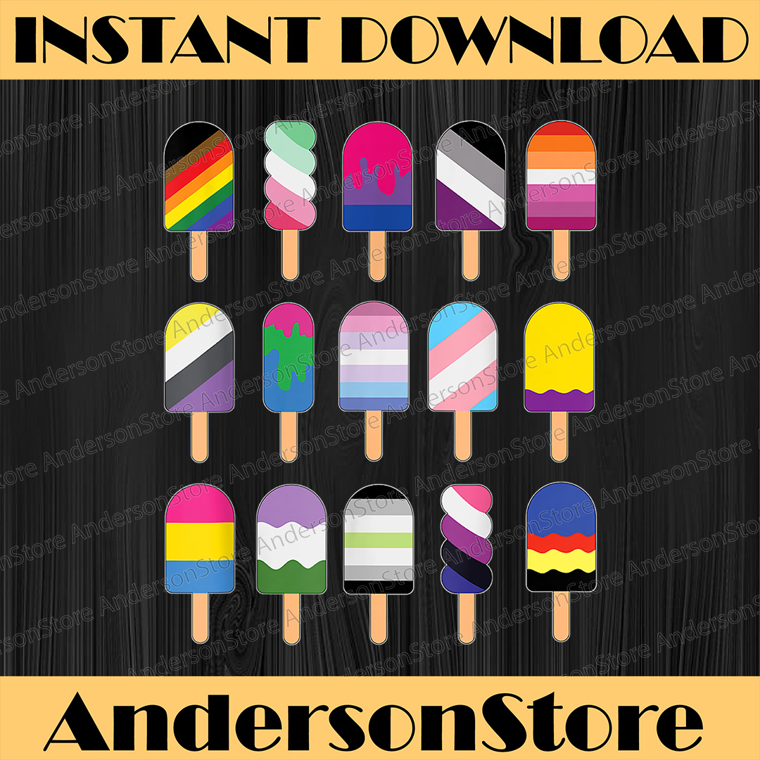 Gay Pride 2022 Ice Cream Identities LGBT Pride LGBTQIA LGBT | Inspire ...