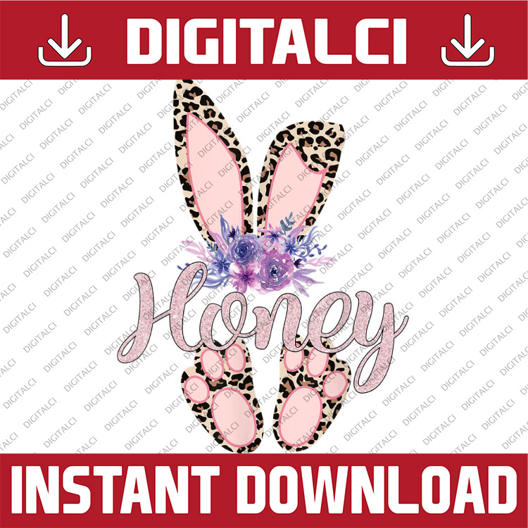 Honey - Easter Bunny-Cheetah Leopard Print-Mother's Day png | Inspire ...