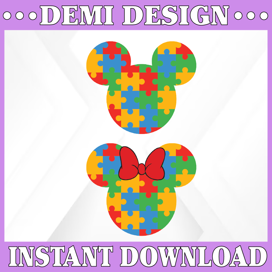 AUTISM SVG, Mickey Mouse, Autism Puzzle, Autism Awareness, A - Inspire ... AUTISM SVG, Mickey Mouse, Autism Puzzle, Autism Awareness, A - Inspire ...