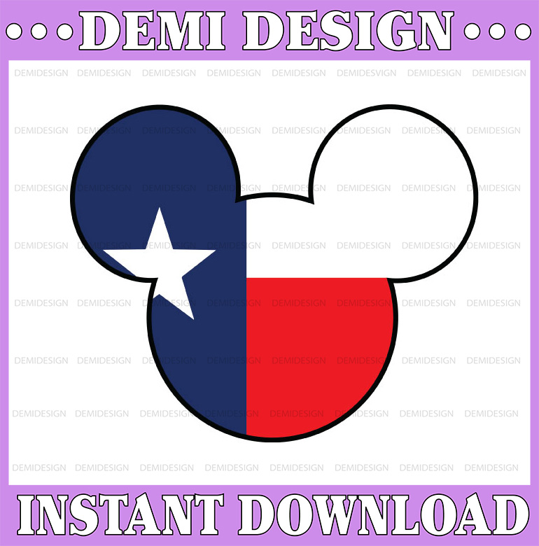 Mickey Texas flag Disney svg,Disney Mickey and Minnie svg,Di - Inspire ...