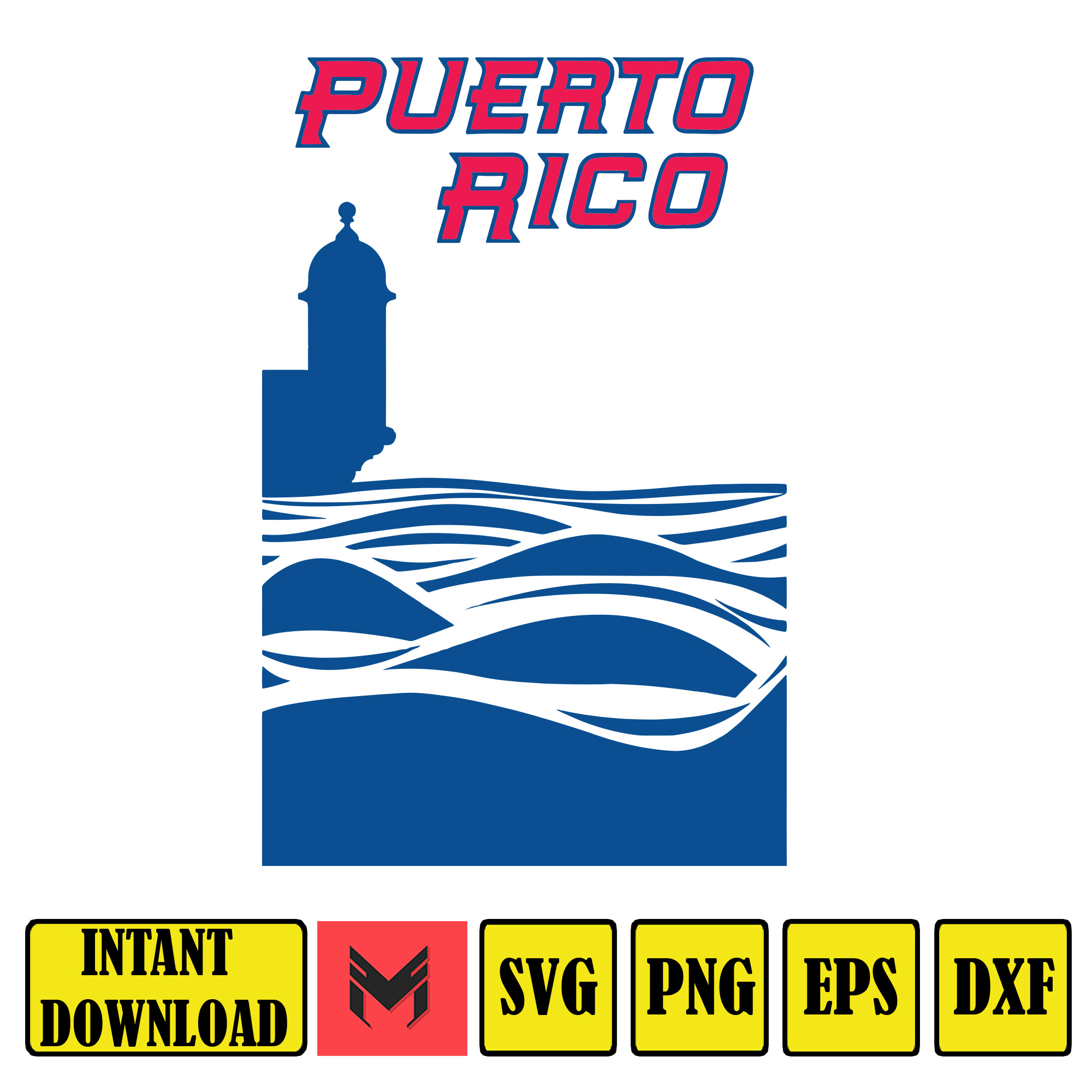 Puerto Rico Beisbol SVG, Puerto Rico Baseball Team SVG, Puer - Inspire ...