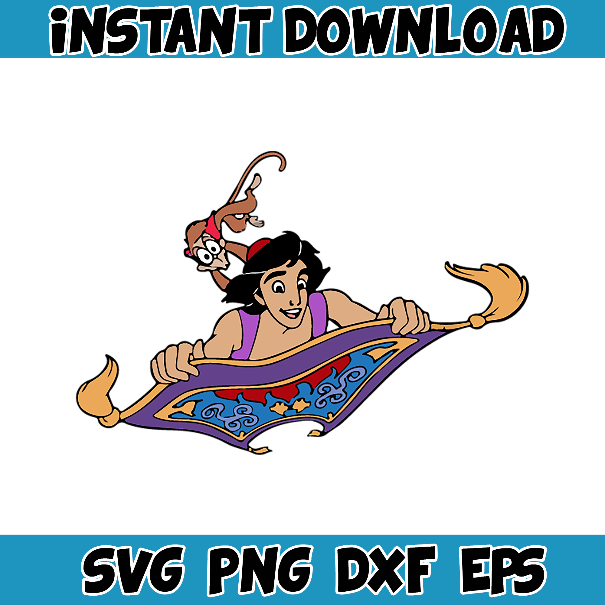 Aladdin SVG, Layered SVG, Aladdin Cut File, Aladdin Cricut f | Inspire ...