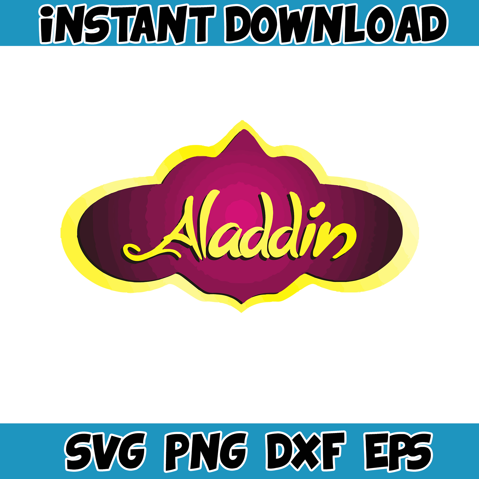 Aladdin SVG, Layered SVG, Aladdin Cut File, Aladdin Cricut f | Inspire Uplift