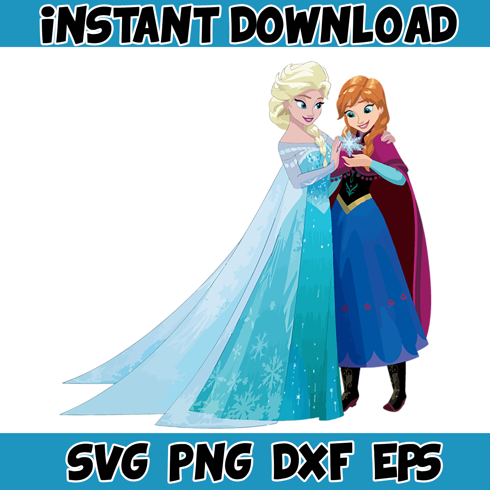 Frozen SVG, Frozen Svg, Anna Svg, Olaf Svg, Frozen Silhouett | Inspire ...