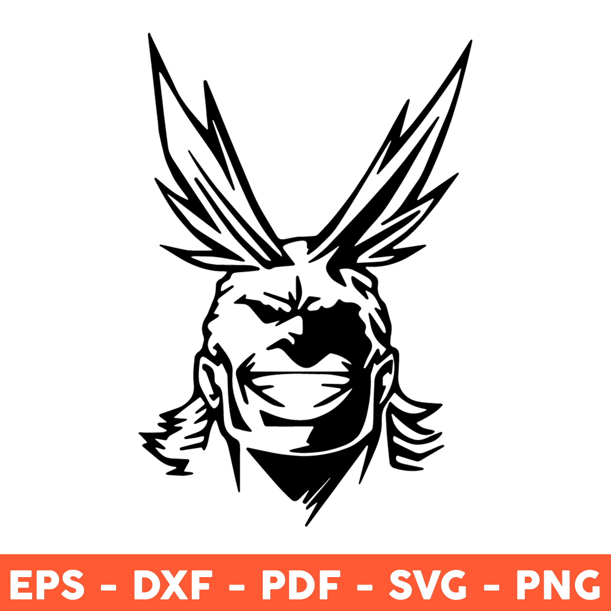 All Might Svg, All Might Hero Svg, Toshinori Yagi Svg, Anime | Inspire ...