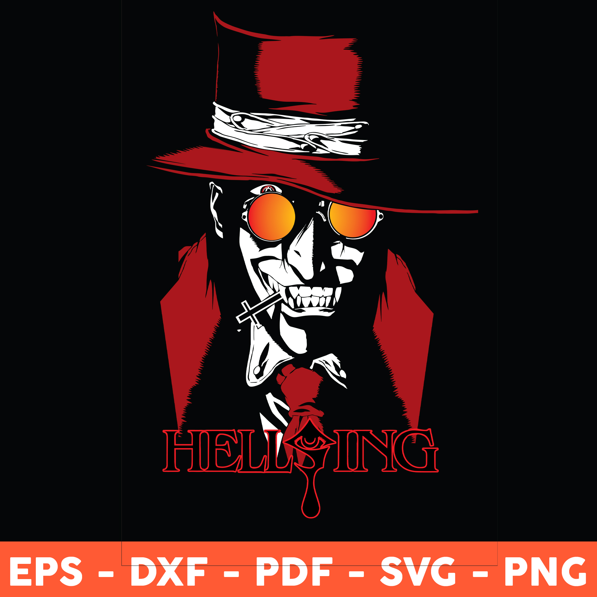 Alucard Hellsing Svg, Alucard Svg, Anime Svg, Anime Gift Svg | Inspire ...