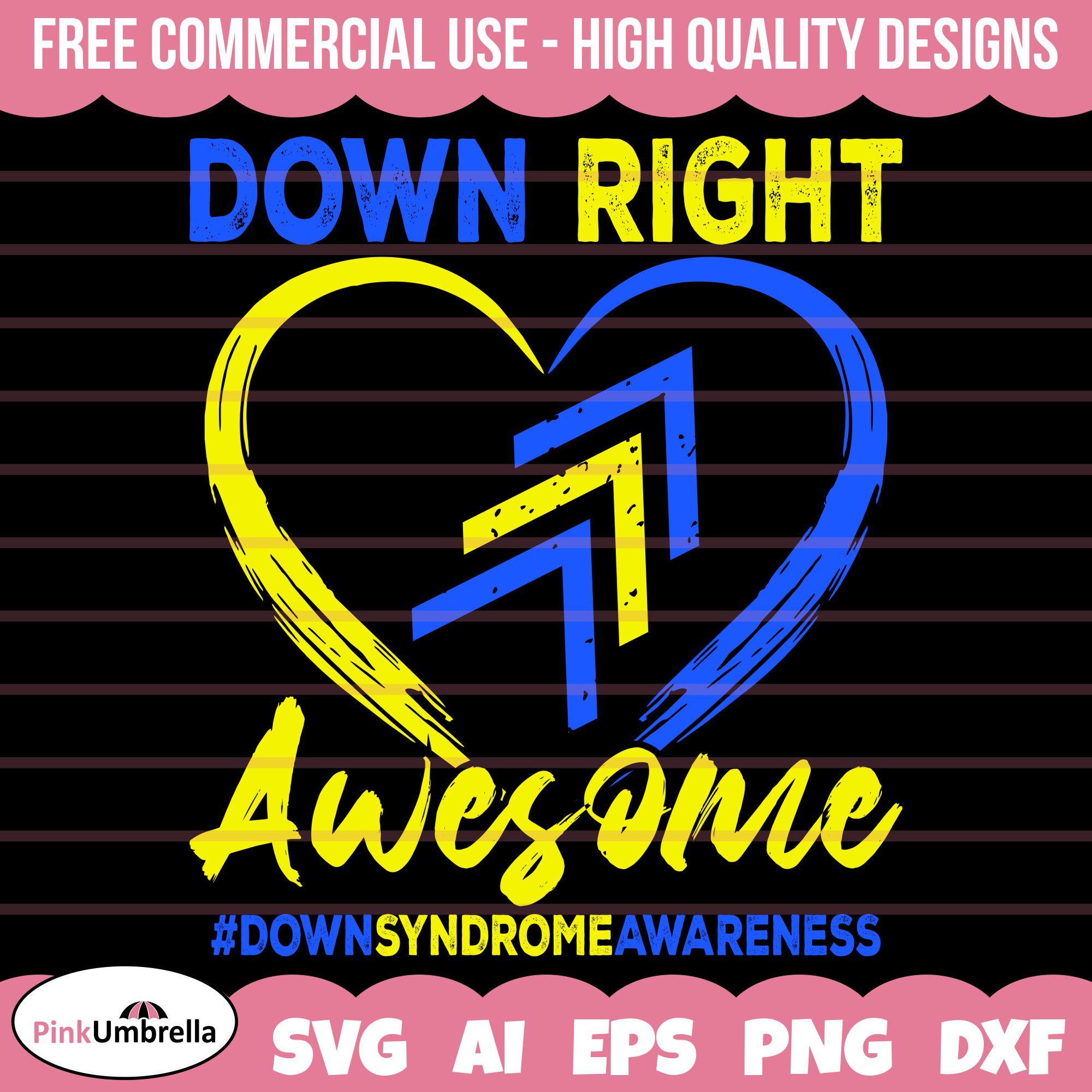 National Down Syndrome Awareness Svg, Down Syndrome Awarenes | Inspire ...