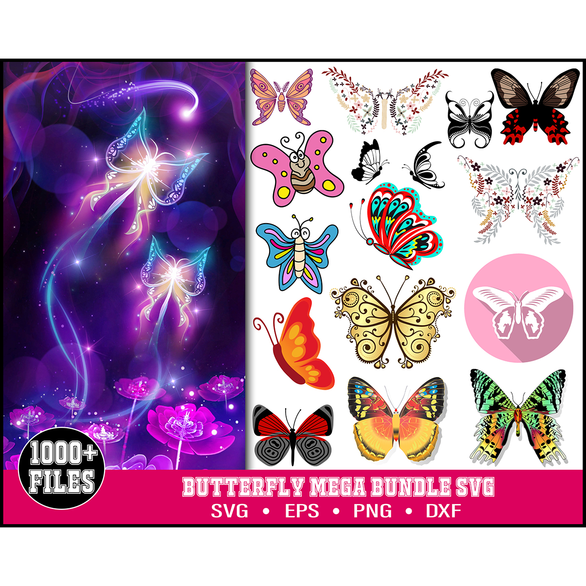 1000 Butterfly svg, Butterfly svg bundle, Layered Butterfly - Inspire ...
