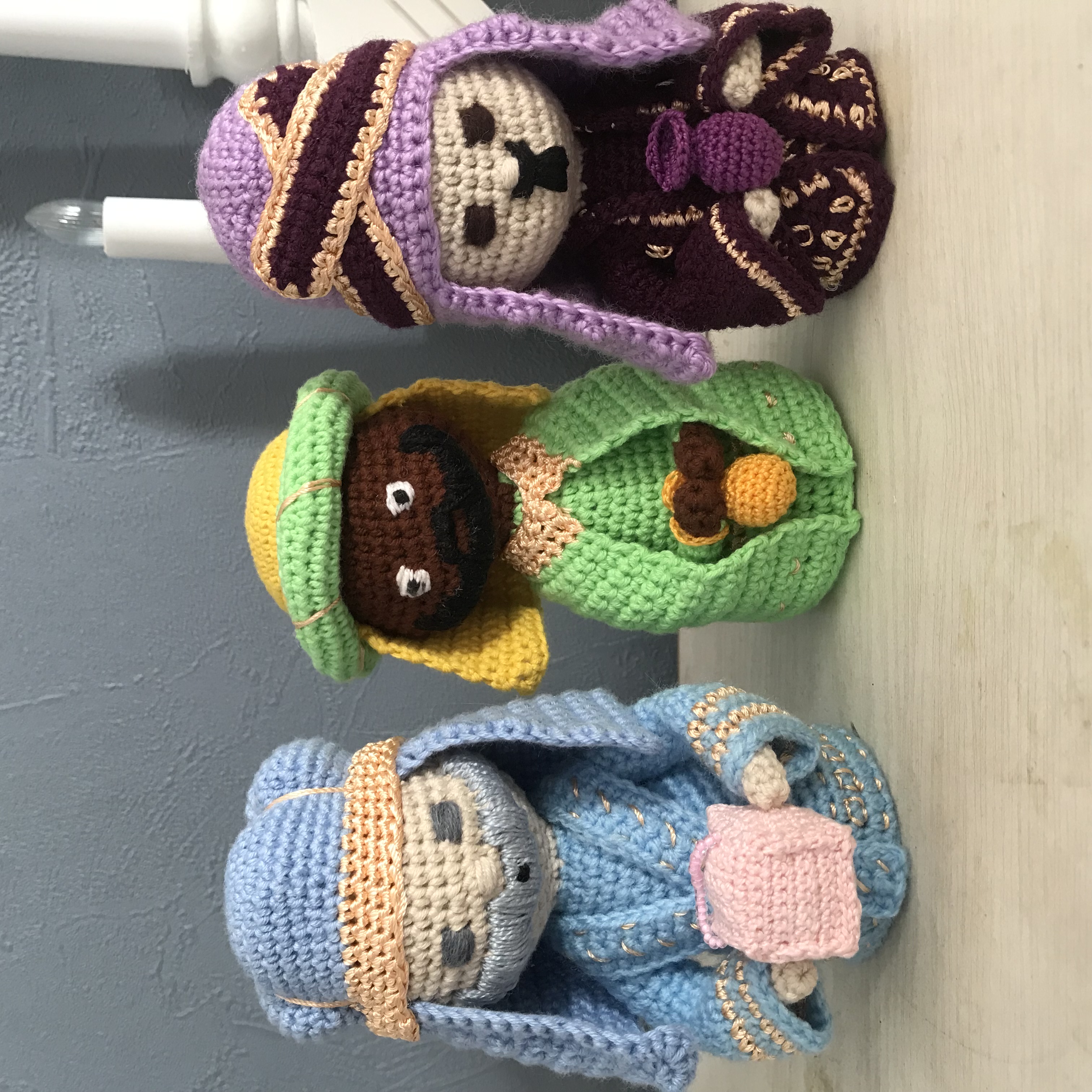 Christmas nativity Magi crochet pattern 3 in 1 - Inspire Uplift