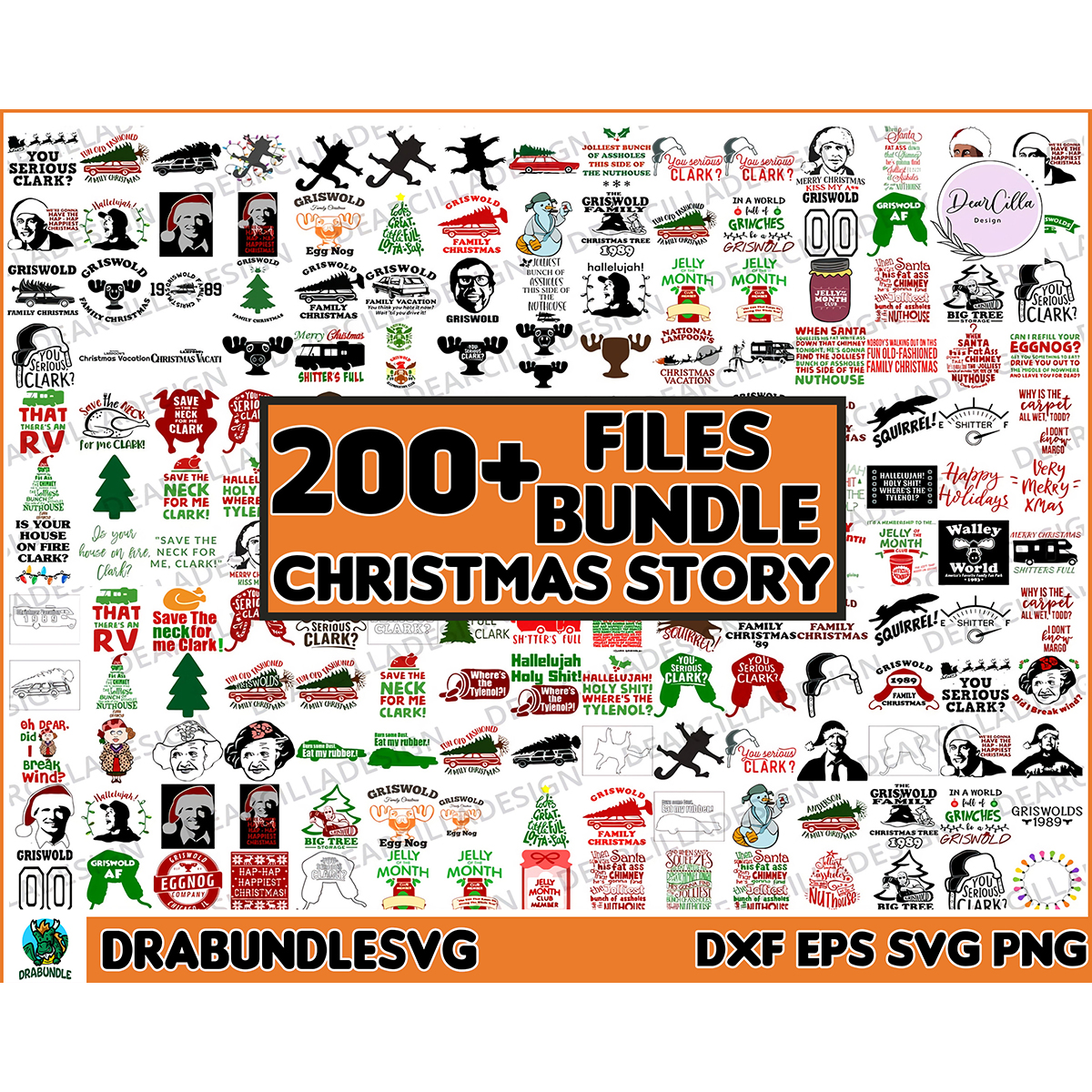 200 Design Christmas Story Mega Bundle, Christmas Vacation S | Inspire ...