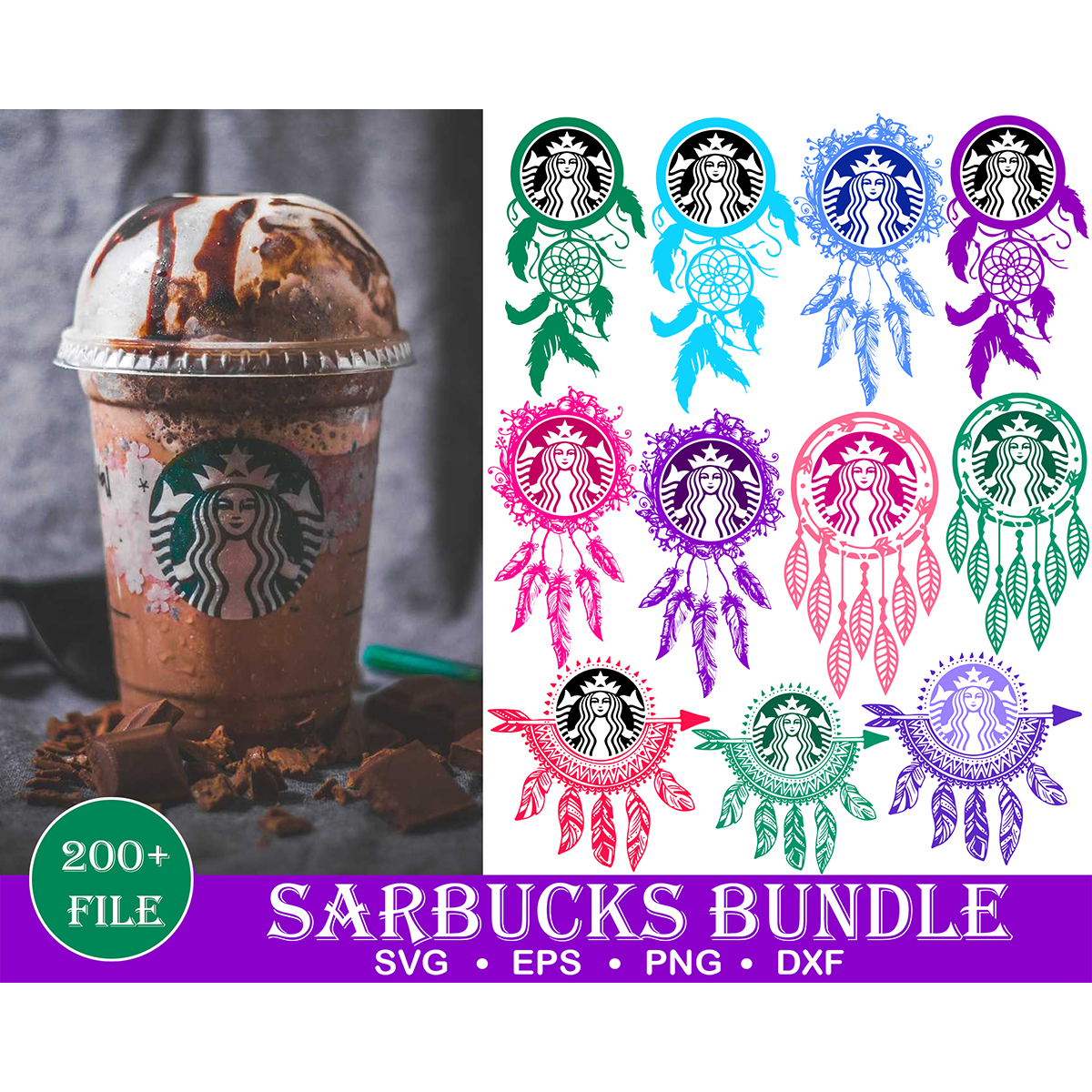 200 Starbucks Logo, Starbucks DXF, Cut Collection, Siren Sta | Inspire ...