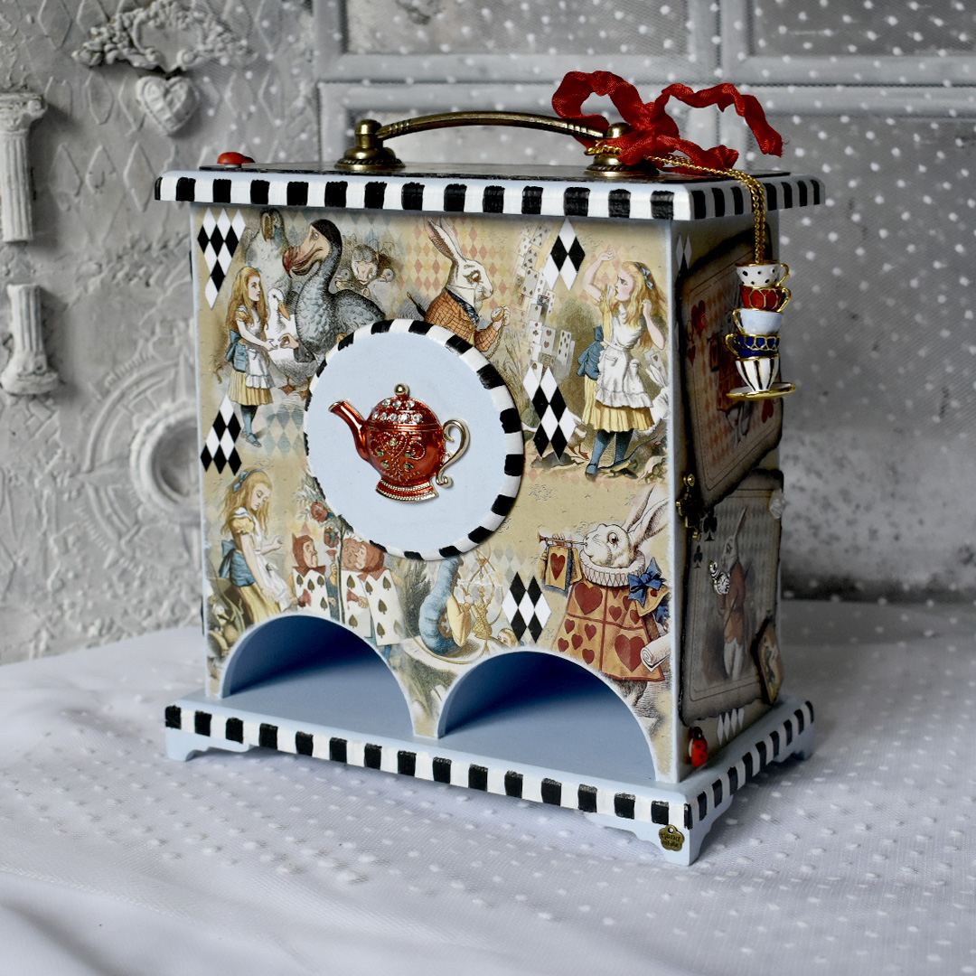 ALICE Blue Tea House for Storing Disposable Tea Bags - Inspire Uplift